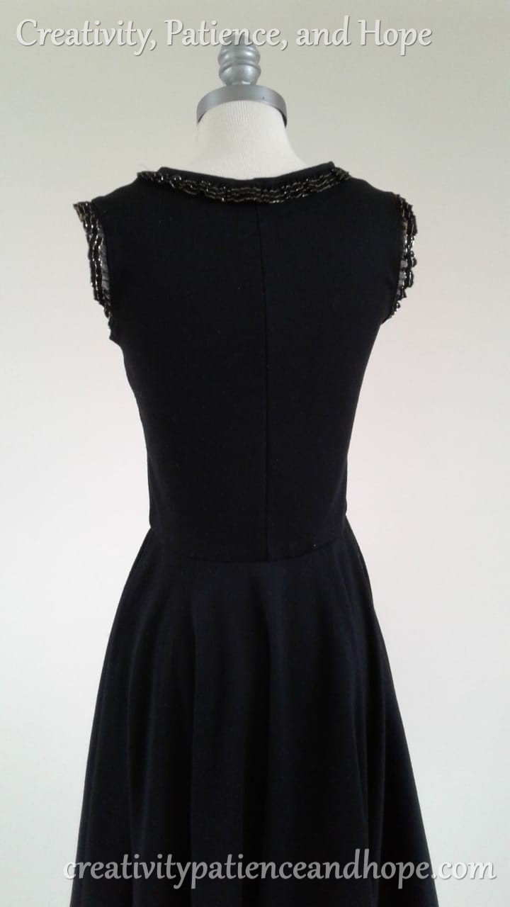 Black Knit Dress – Free Pattern - Creativity, Patience, and Hope